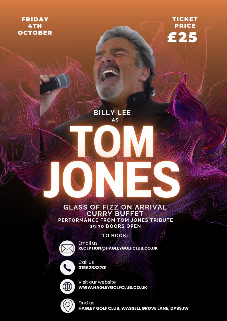 The Tom Jones Show - Hagley Golf Club