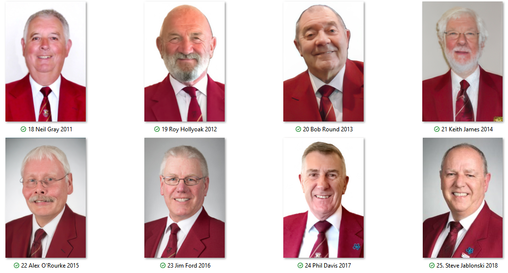 Past Seniors' Captains Photographs - Hagley Golf Club